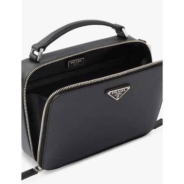 Prada Brique Medium Saffiano-leather Bag