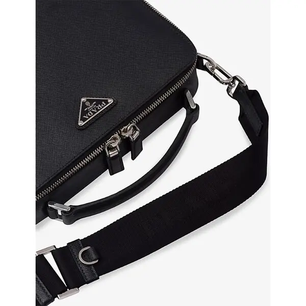 Prada Brique Medium Saffiano-leather Bag