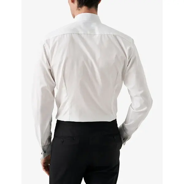 Eton Long-sleeved Super Slim-fit Cotton Shirt