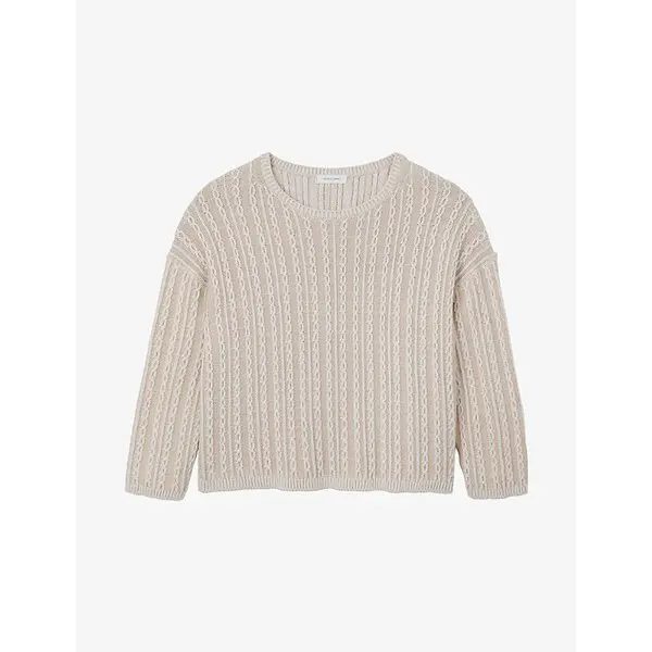 THE WHITE COMPANY Cable-knit Cotton Jumper