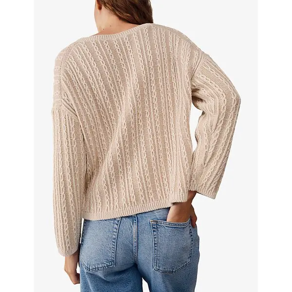 THE WHITE COMPANY Cable-knit Cotton Jumper
