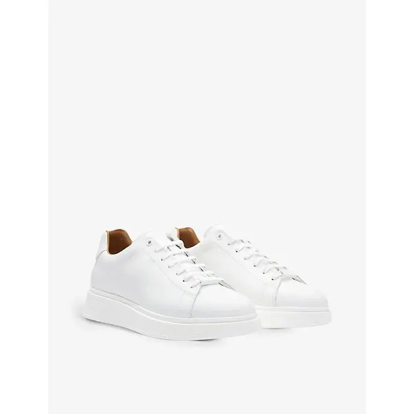 BOSS Leather Low-top Trainers - White