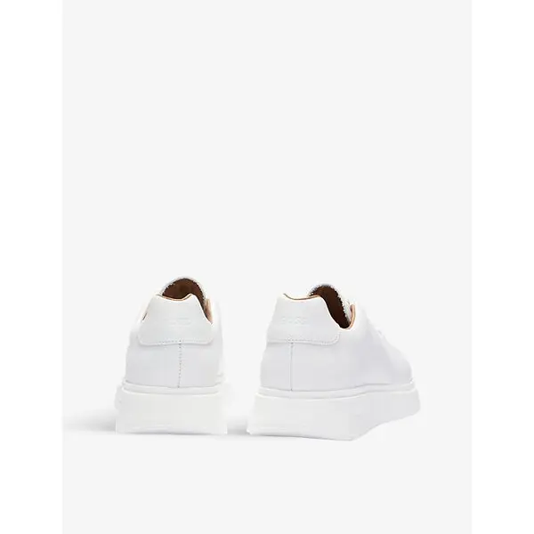 BOSS Leather Low-top Trainers - White