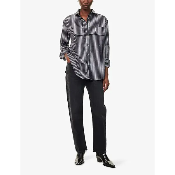 AGOLDE 90's Mid-rise Loose-fit Denim Jeans - Tar