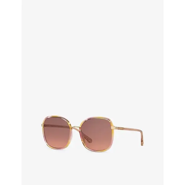 Chloé Square-frame Injected Sunglasses