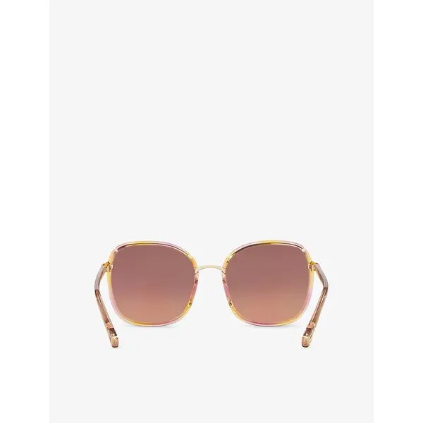 Chloé Square-frame Injected Sunglasses