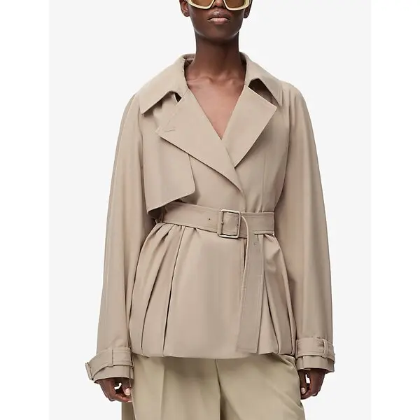 Loewe Notched-lapel Belted Cotton Jacket