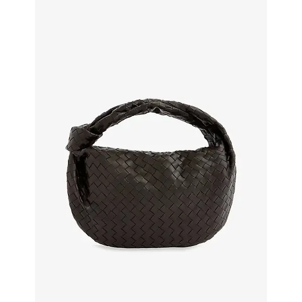 Bottega Veneta Jodie Leather Top-handle Bag - Fondant