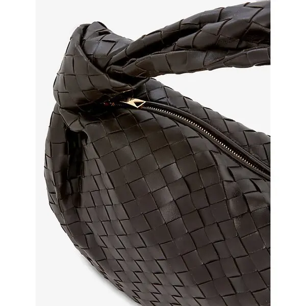 Bottega Veneta Jodie Leather Top-handle Bag - Fondant