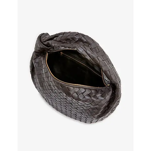 Bottega Veneta Jodie Leather Top-handle Bag - Fondant