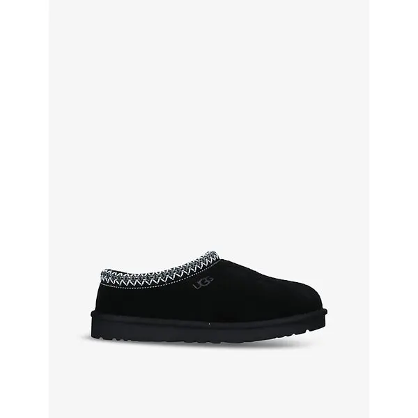 UGG Tasman Ii Shearling-lined Suede Slippers - Black