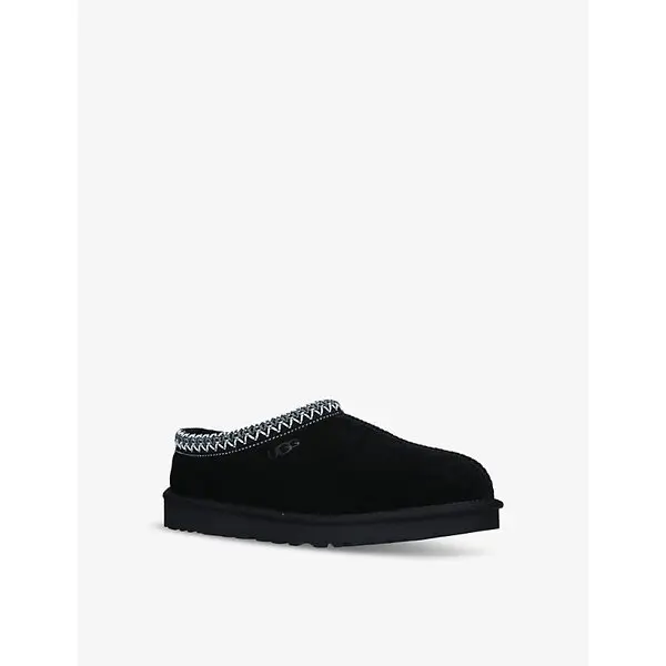 UGG Tasman Ii Shearling-lined Suede Slippers - Black