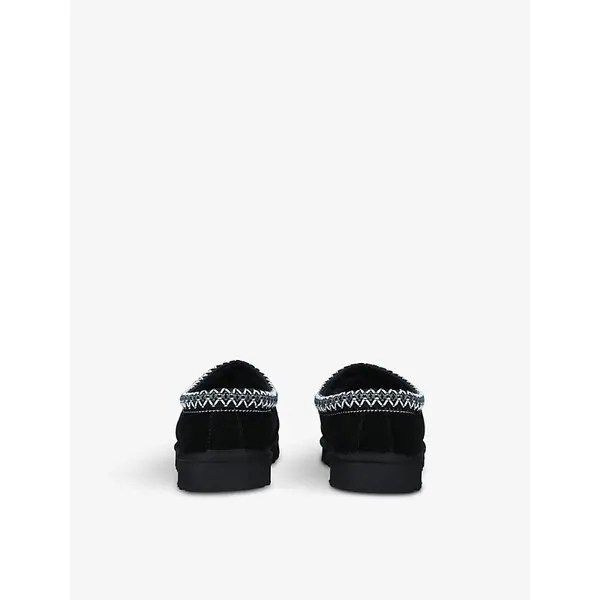 UGG Tasman Ii Shearling-lined Suede Slippers - Black