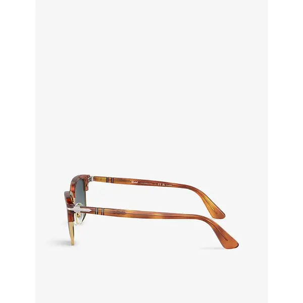 Persol Rectangle-frame Acetate Sunglasses - Brown