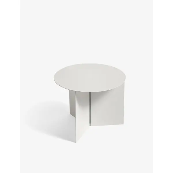 HAY Slit Powder-coated Side Table 35.5cm X 45cm - White