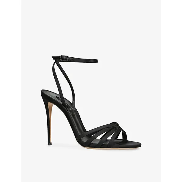 Casadei Julia 100 Satin Heeled Sandals