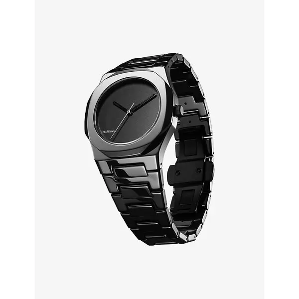 D1 MILANO Ceramic Quartz Watch - Black