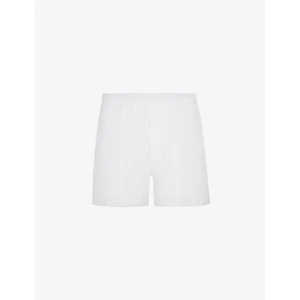Hanro Sport-fit Cotton Boxers - White