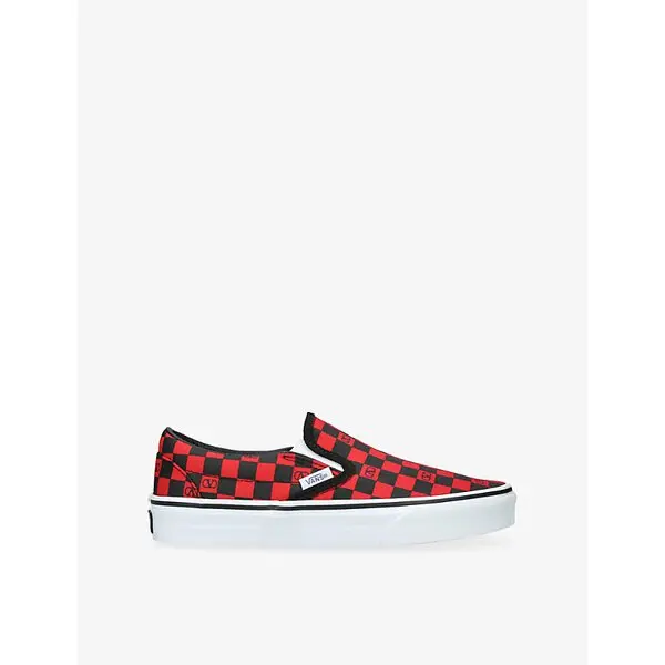 Valentino Garavani X Vans Checked Canvas Slip-on Trainers