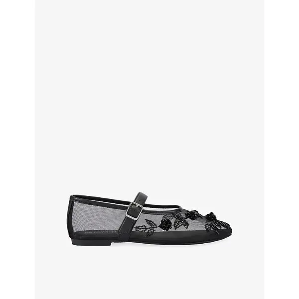 Kurt Geiger Nacy Embellished Mesh Pumps