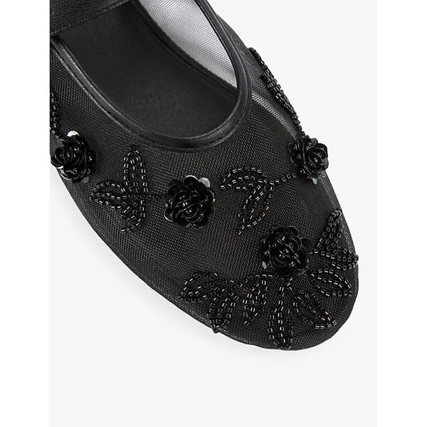 Kurt Geiger Nacy Embellished Mesh Pumps