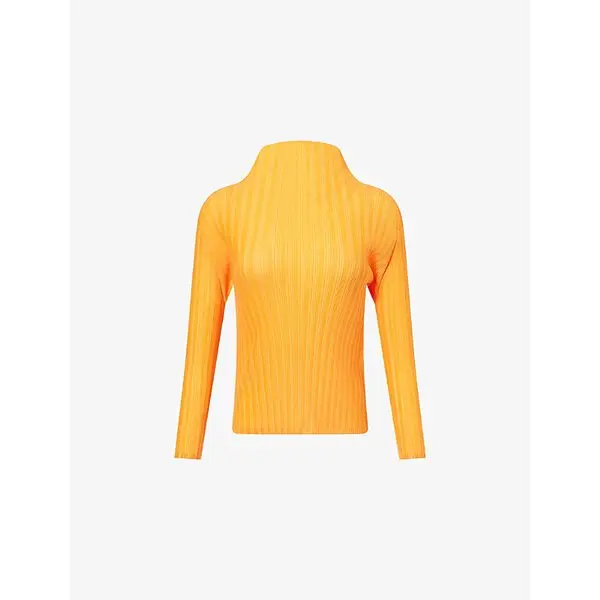 Issey Miyake Monthly Colors Long-sleeve Knitted Top