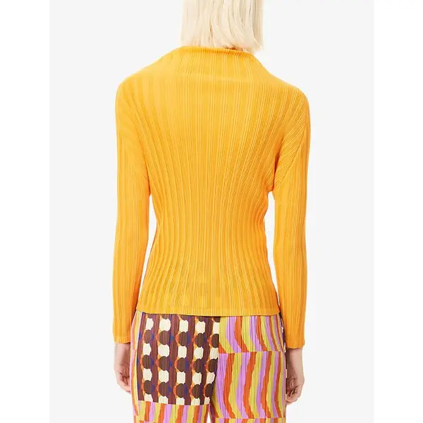 Issey Miyake Monthly Colors Long-sleeve Knitted Top