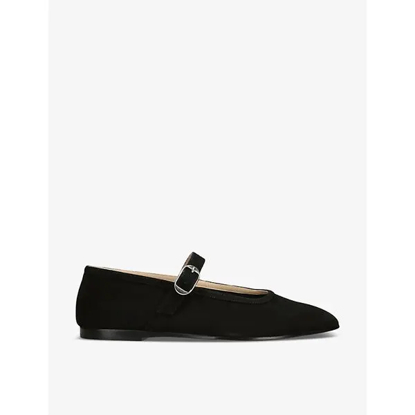 Le Monde Beryl Mary Jane Square-toe Suede Pumps