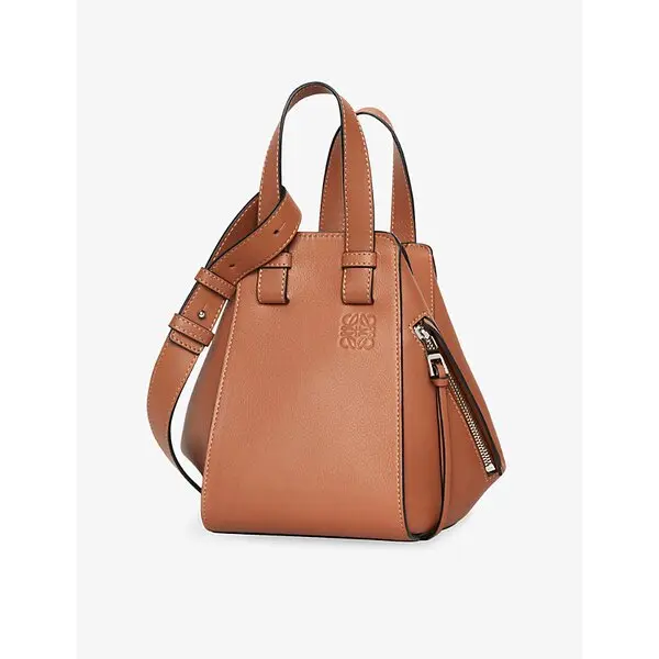 Loewe Hammock Small Leather Shoulder Bag - Tan