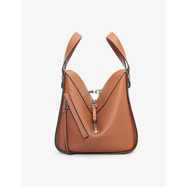 Loewe Hammock Small Leather Shoulder Bag - Tan