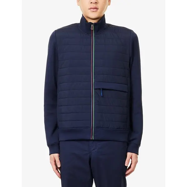 Paul Smith Mix Media Contrast Shell Jacket