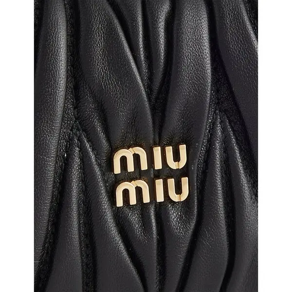 Miu Miu Matelassé Leather Top Handle Bag