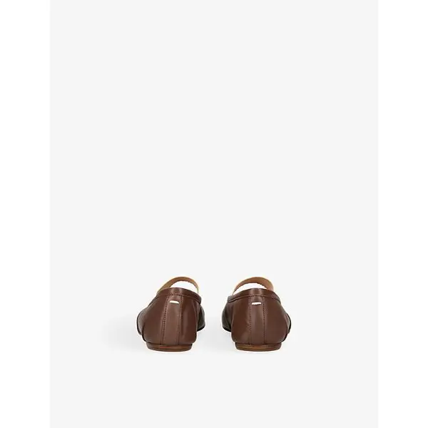 MAISON MARGIELA Tabi Leather Ballerina Flats
