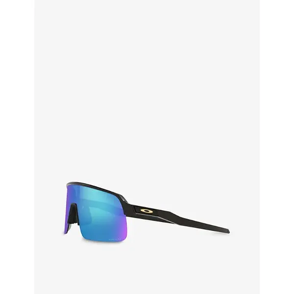 Oakley Acetate Wraparound Sunglasses - Black