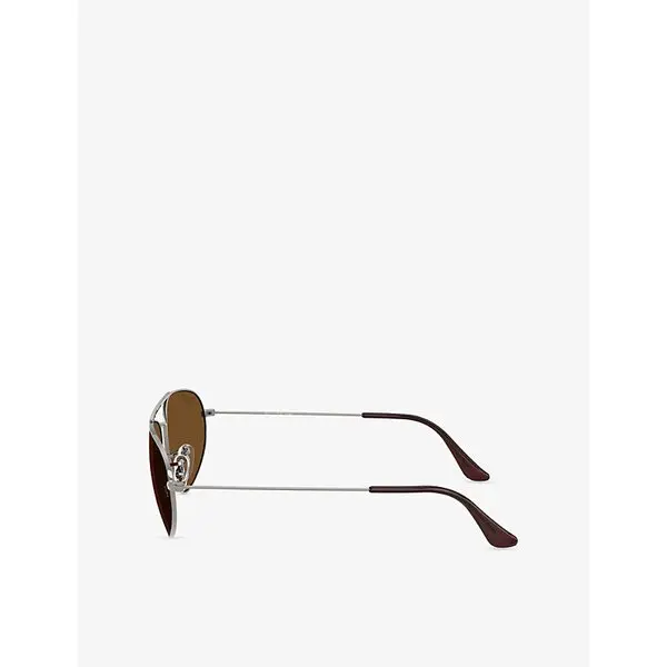 Ray-ban Explorer Iv Irregular Metal Sunglasses - Silver