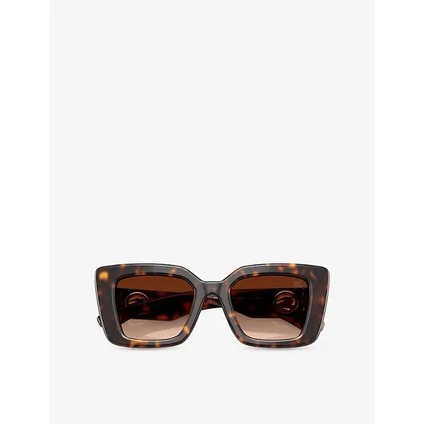 Burberry Cat-eye Acetate Sunglasses - Brown