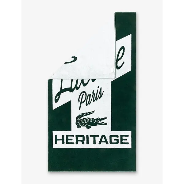 Lacoste L Rétro Cotton Beach Towel