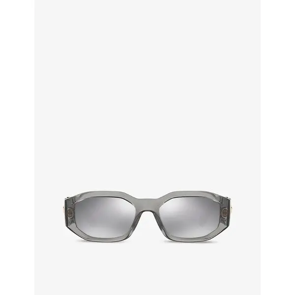 Versace Ve4361 Rectangle Frame Sunglasses - Grey