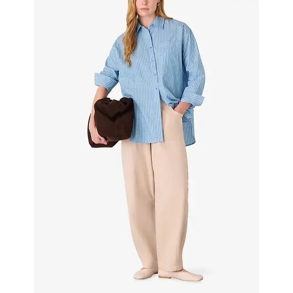 Whistles Striped Cotton Shirt