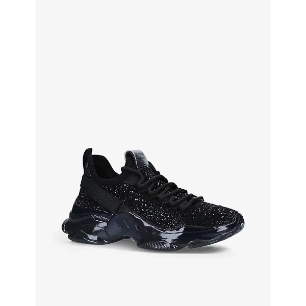 Steve Madden Maxima R Studded Textile Trainers