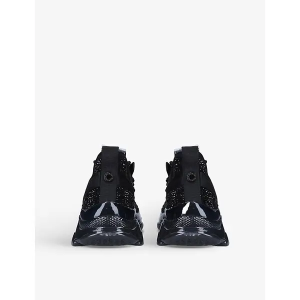 Steve Madden Maxima R Studded Textile Trainers