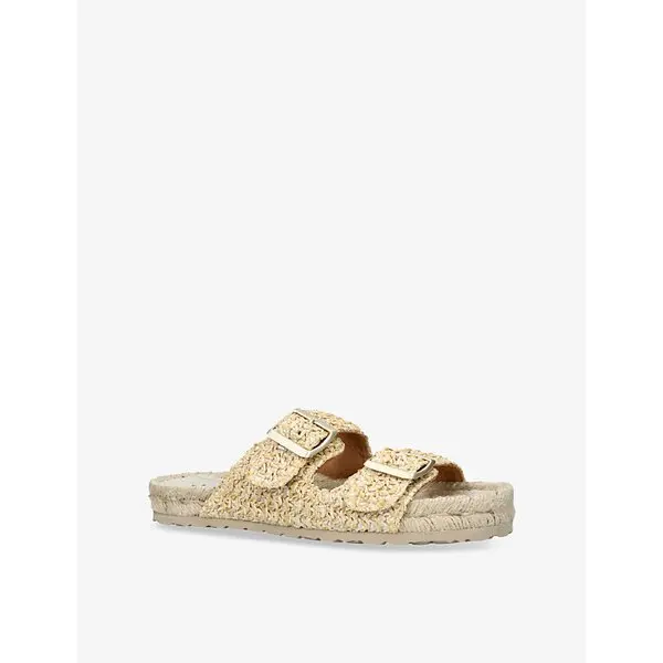 Manebí Nordic Double-strap Raffia Sandals