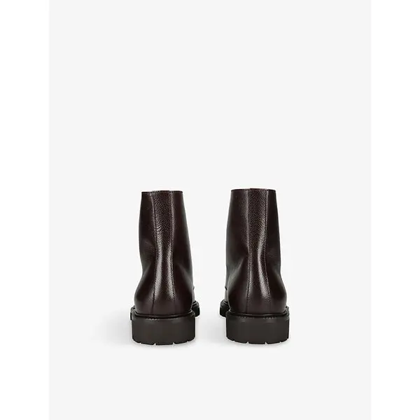 Brunello Cucinelli Lace-up Leather Boots