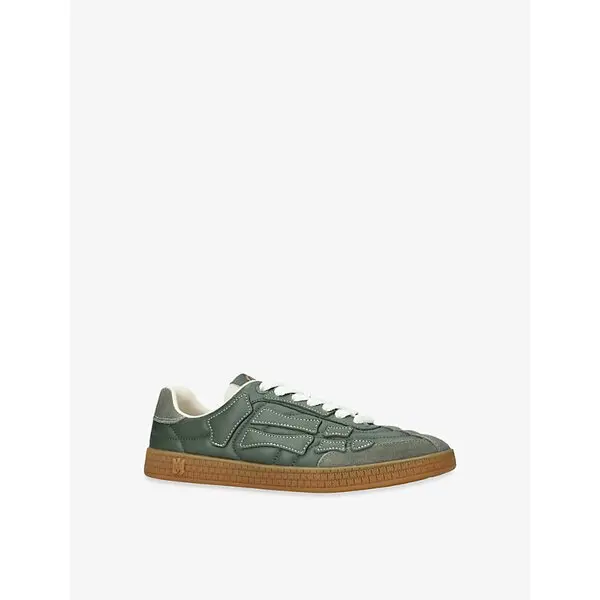 Amiri Pacific Leather Trainers - Mid Green