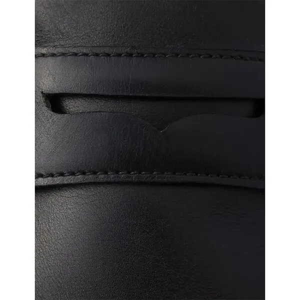 Prada Antiqued Leather Loafers
