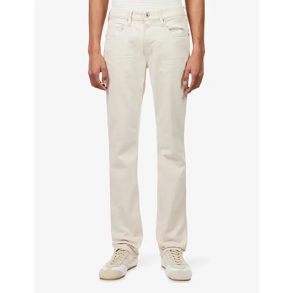 Paige Transcend Federal Slim Straight Leg Jeans - Sea Shell