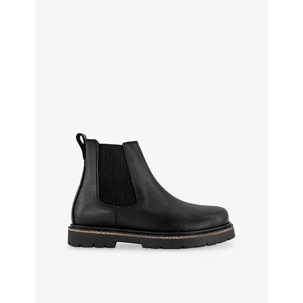 BIRKENSTOCK Highwood Leather Chelsea Boots - Black