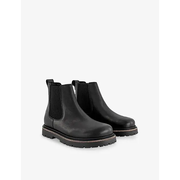 BIRKENSTOCK Highwood Leather Chelsea Boots - Black