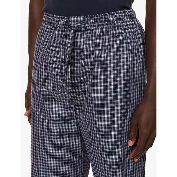 Derek Rose Braemar Cotton-flannel Pyjama Bottoms