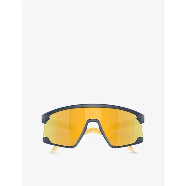 Oakley Shield-frame Nylon Sunglasses - Blue
